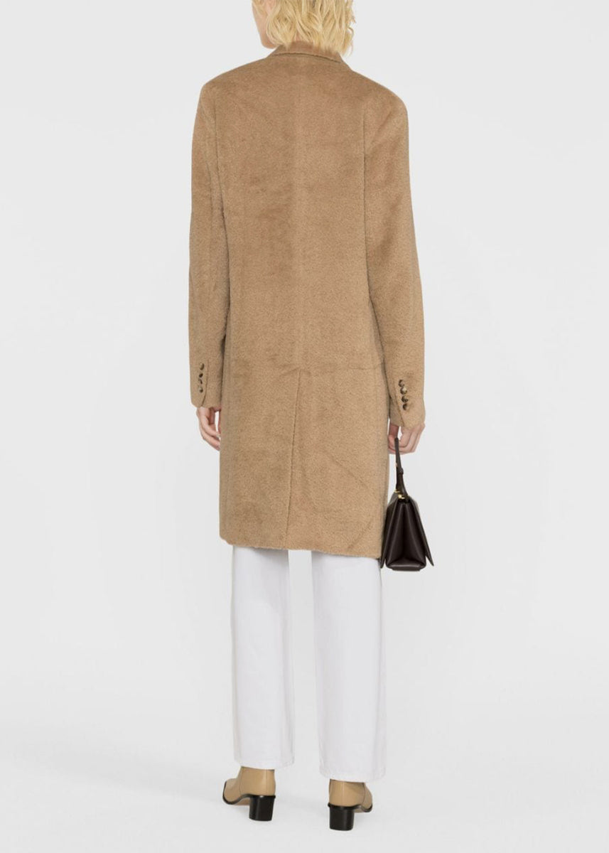 Chestnut Tailored Wool-Teddy Coat | LEISURE CENTER
