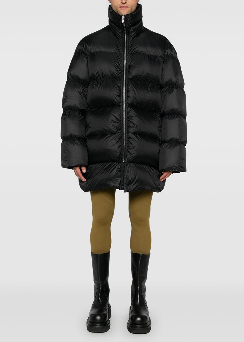 Black Padded Turtle Coat | LEISURE CENTER