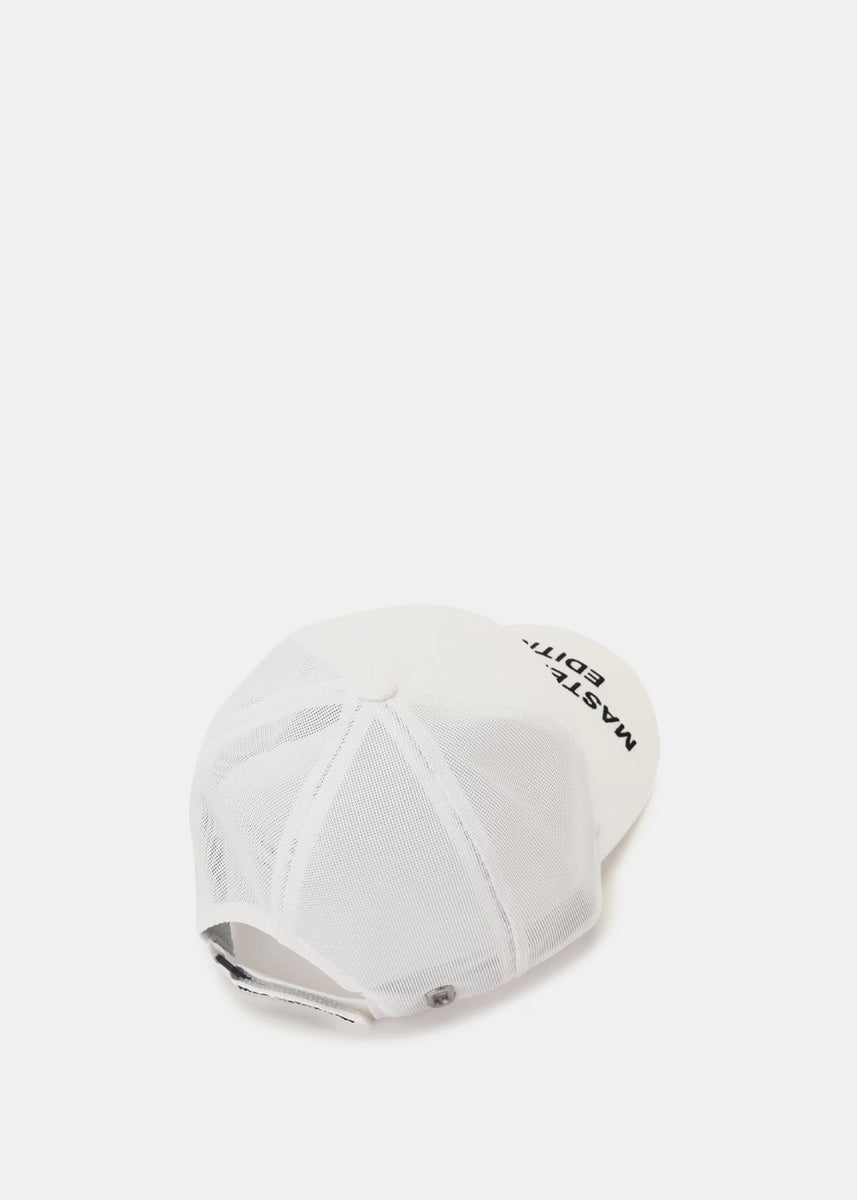 White Water-Repellent Mesh Cap | LEISURE CENTER