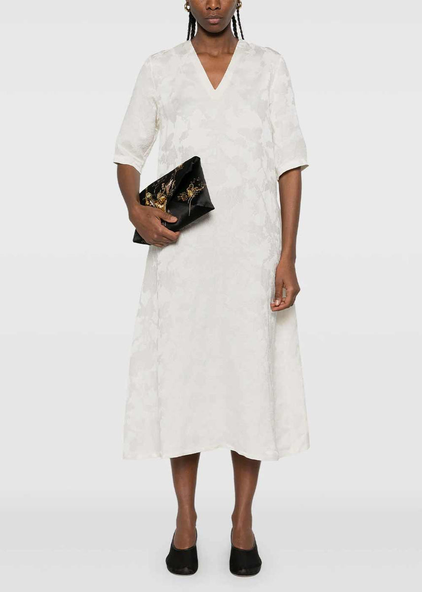 Off White Apostle Dress | LEISURE CENTER