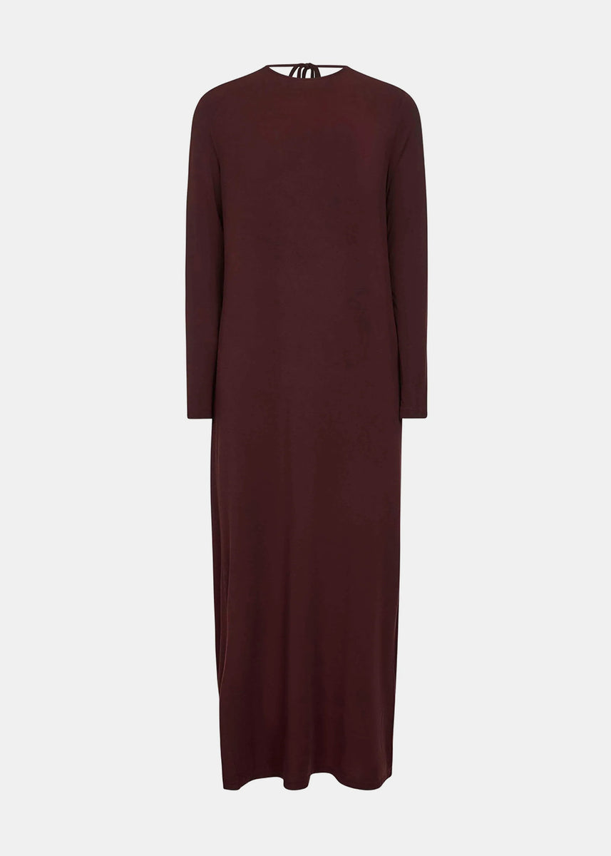 Dark Red Dea Dress | LEISURE CENTER