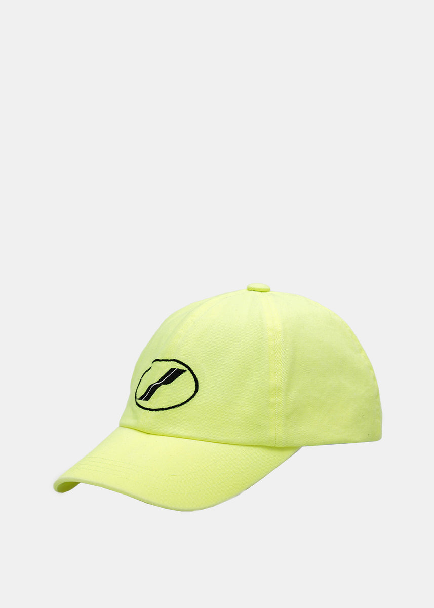 Neon Yellow Logo Cap | LEISURE CENTER