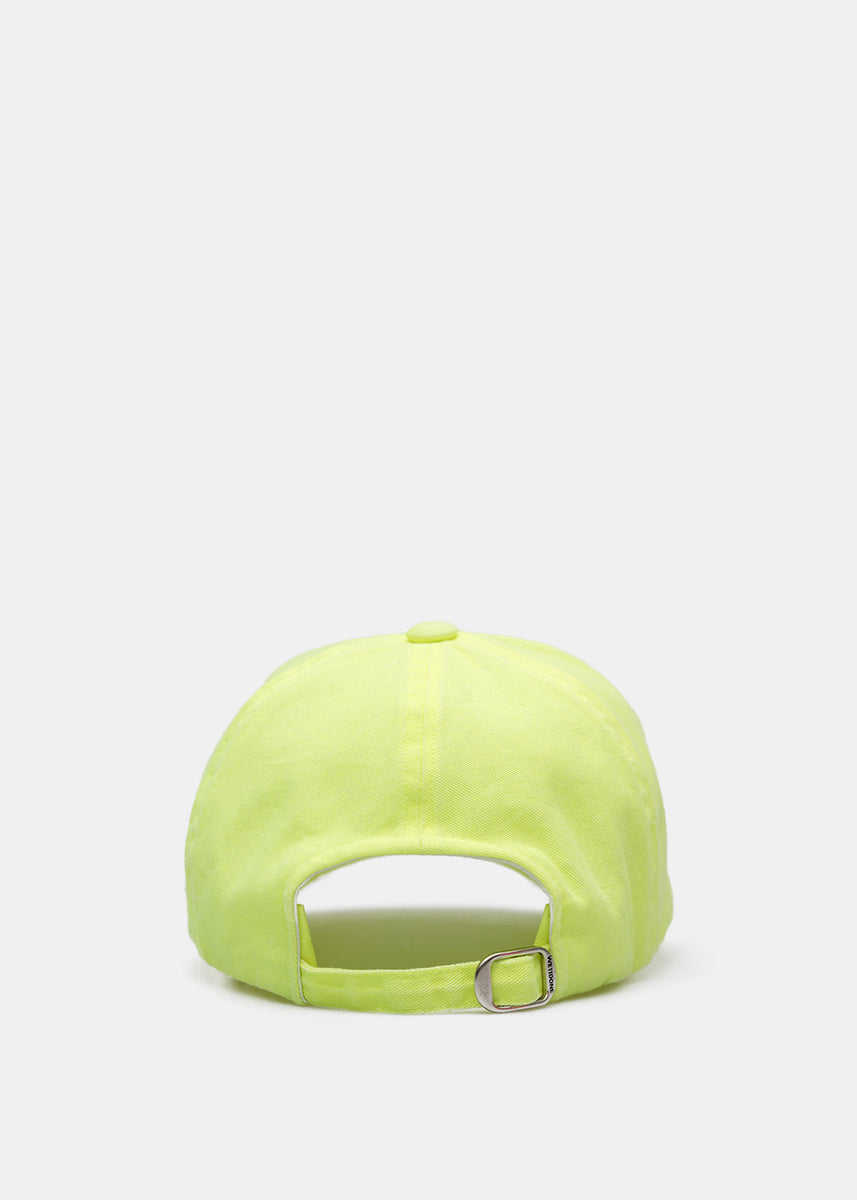 Neon Yellow Logo Cap | LEISURE CENTER