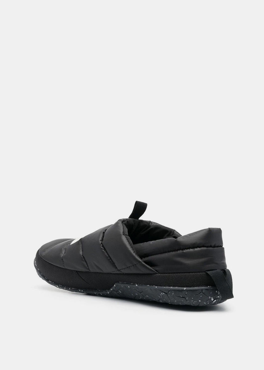 Black Nuptse Logo-Print Puffer Mules | LEISURE CENTER