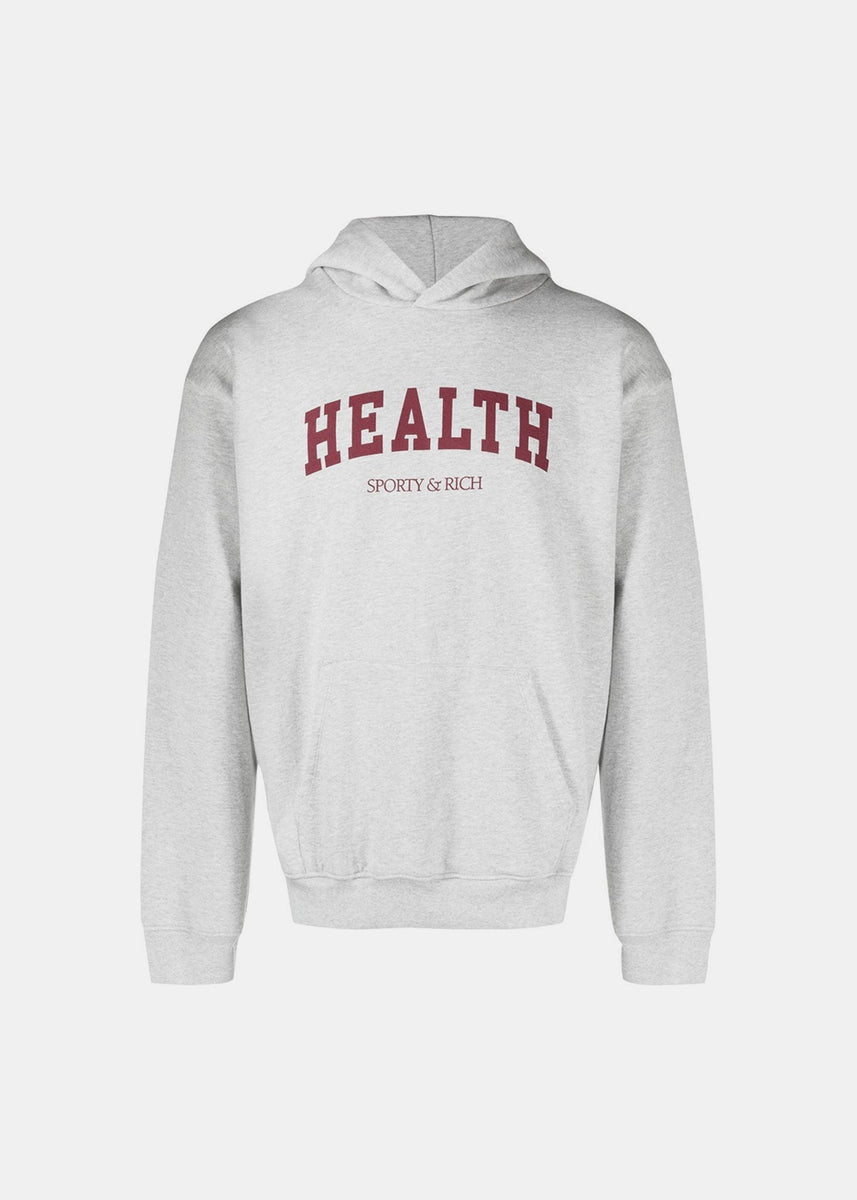 Grey Health-Logo Hoodie | LEISURE CENTER