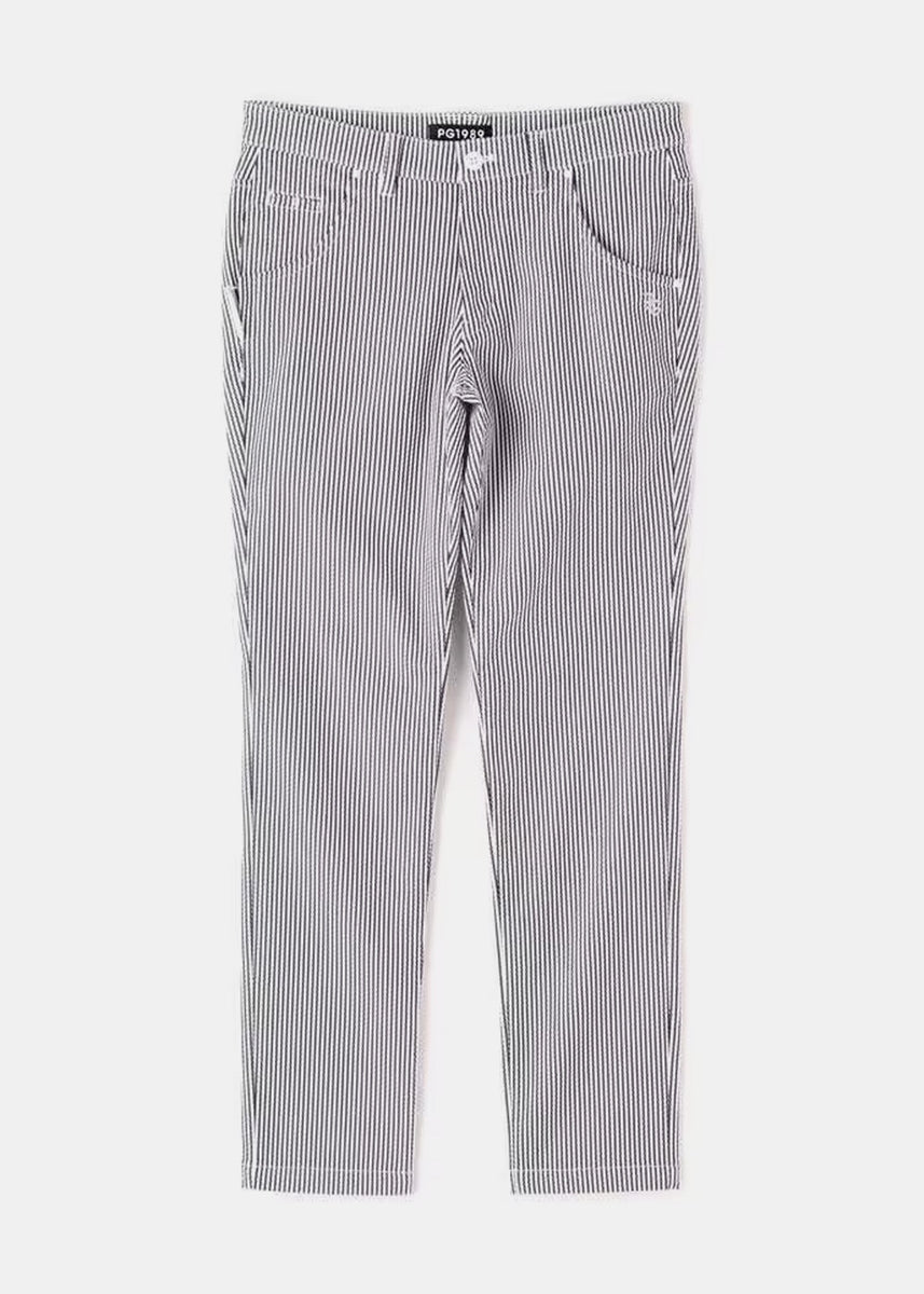 White Stretch Pants | LEISURE CENTER