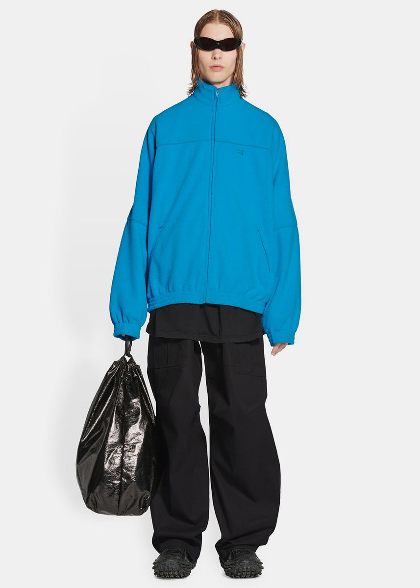 Blue Fleece Tracksuit Jacket | LEISURE CENTER